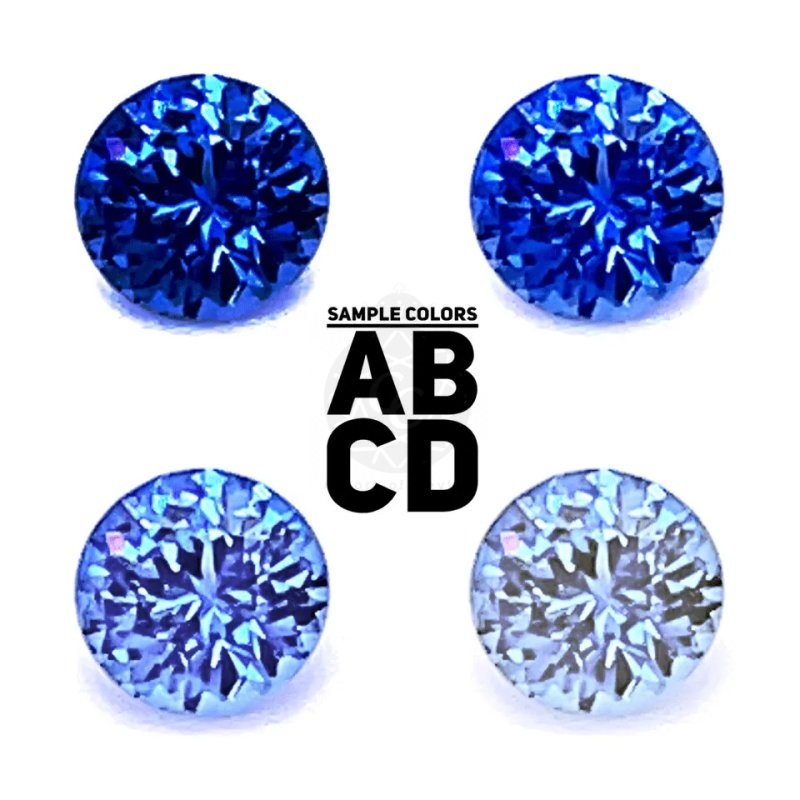 Ceylon Blue Sapphire 2.0mm A-Grade Diam-Cut Round